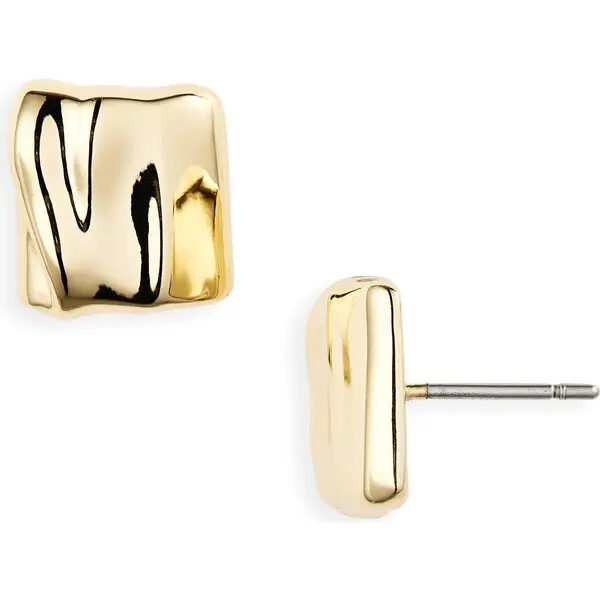 Jenny Bird Mini Sundra Stud Earrings - High Polish Gold