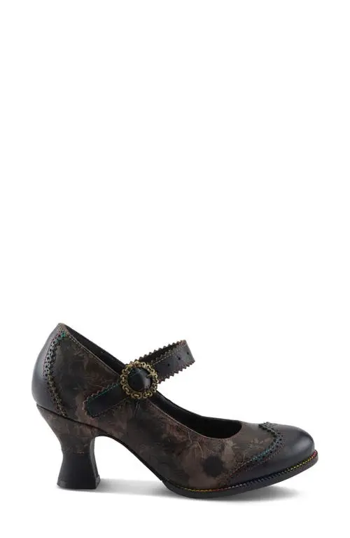 SPRING STEP SHOES Macias Mary Jane Pump - Black Multi