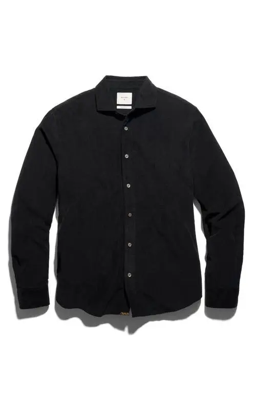 Billy Reid Cedar Corduroy Button-up Shirt - Black
