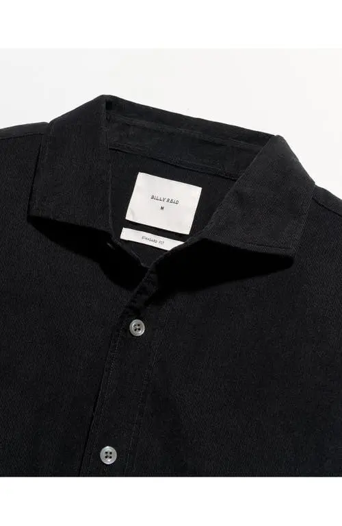 Billy Reid Cedar Corduroy Button-up Shirt - Black