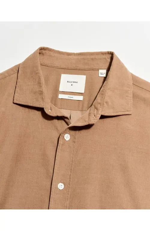 Billy Reid Cedar Corduroy Button-up Shirt - Light Brown