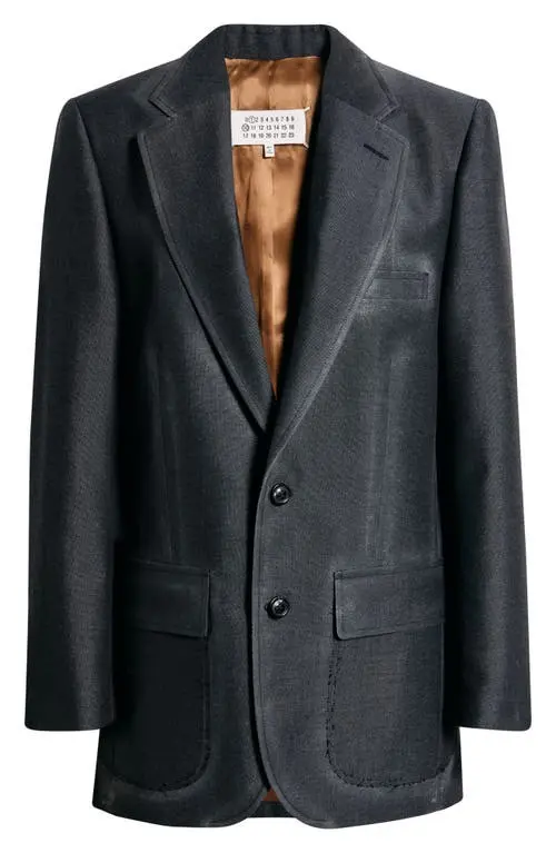 MAISON MARGIELA Single-breasted Wool-mohair Blazer