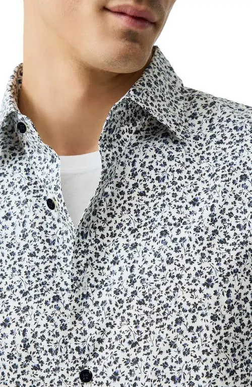 Rodd & Gunn Rai Valley Floral Short Sleeve Button-up Shirt - Navy
