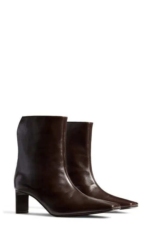 Khaite Ona Ankle Boots - Chocolate