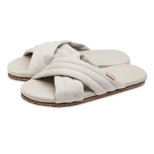 FEELGOODZ Quilted Cross-strap Slippers - Capetown