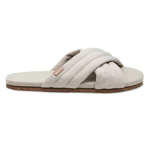 FEELGOODZ Quilted Cross-strap Slippers - Capetown