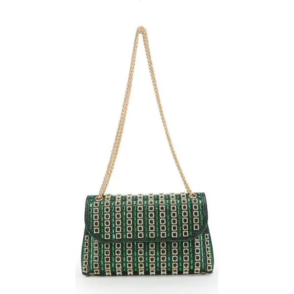 LAUREN LORRAINE Celine Clutch - Green