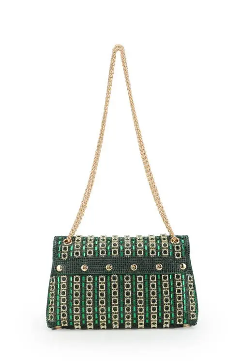 LAUREN LORRAINE Celine Clutch - Green