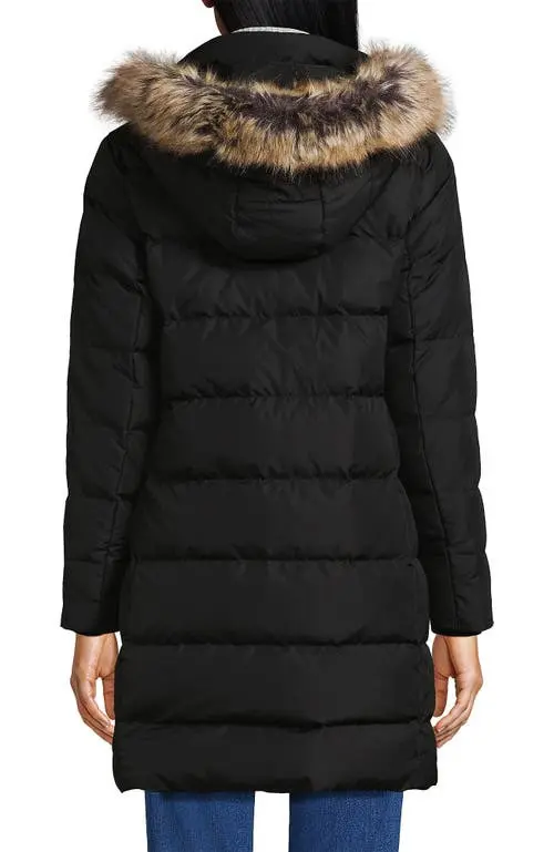 LANDS' END Down Winter Coat - Black