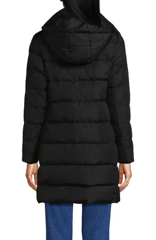 LANDS' END Down Winter Coat - Black