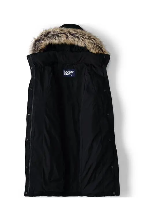 LANDS' END Down Winter Coat - Black