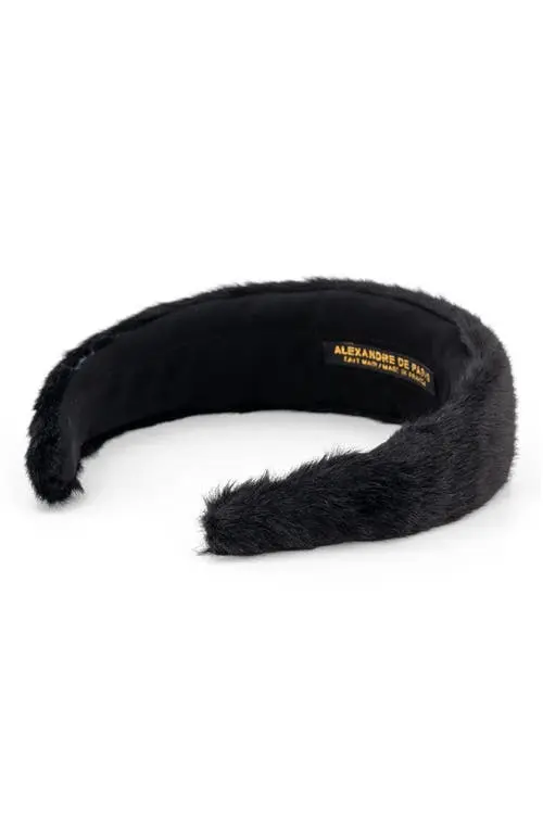 Alexandre De Paris Faux Fur Headband