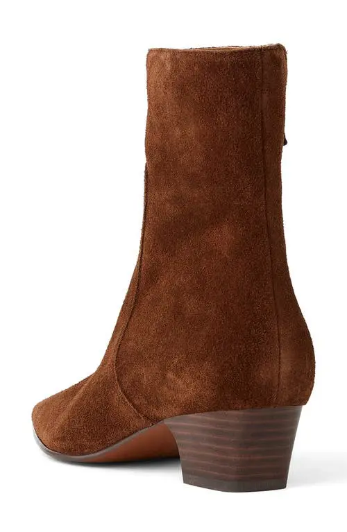 Madewell The Lexie Ankle Bootie - Rich Brown