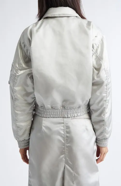 Vaquera Satin Flight Jacket