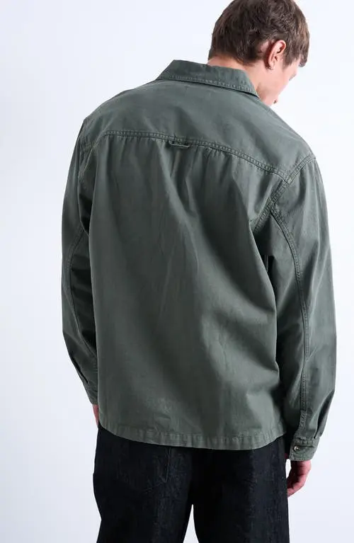 Topman Washed Twill Overshirt