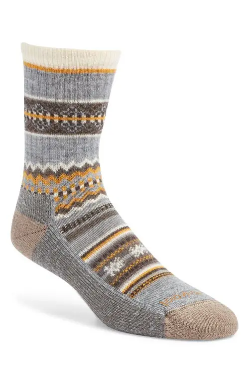 Smartwool Everyday Cozy Snowed In Crew Socks - Light Gray