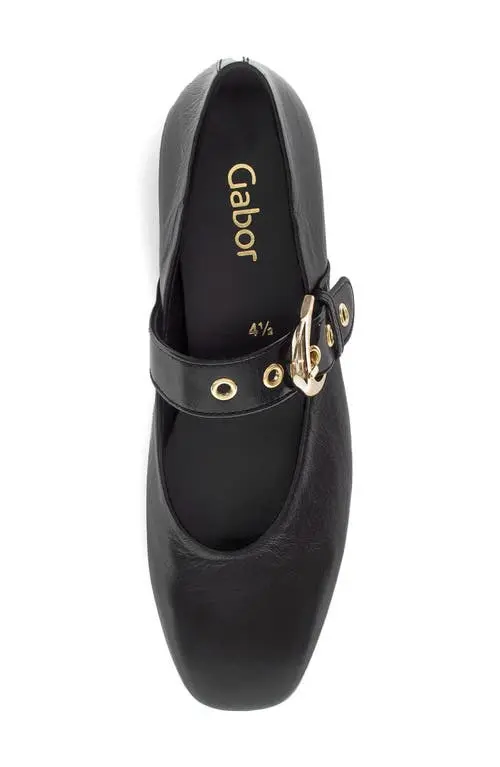 Gabor Leather Mary Jane Flat