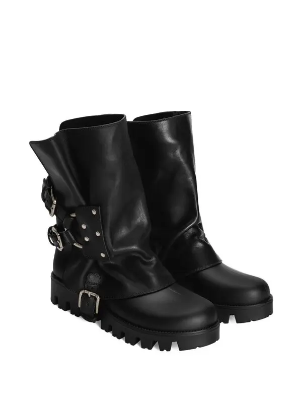 Dolce & Gabbana Buckled Rain Boots