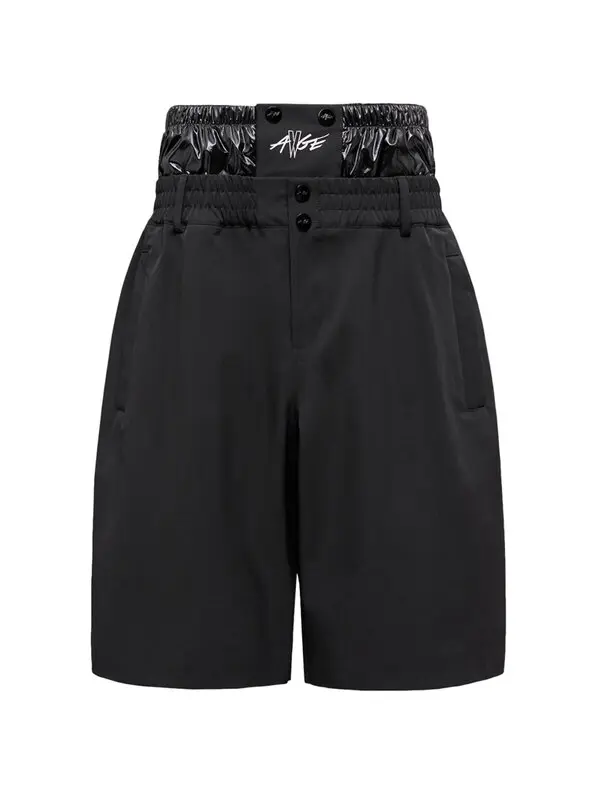 MONCLER X ASAP ROCKY High-waisted Logo Shorts