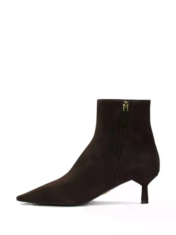 Prada 55mm Suede Ankle Boots