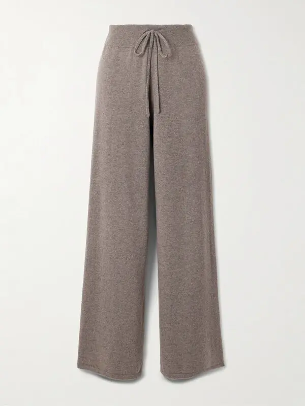LISA YANG Sofi Cashmere Wide-leg Pants - Neutrals