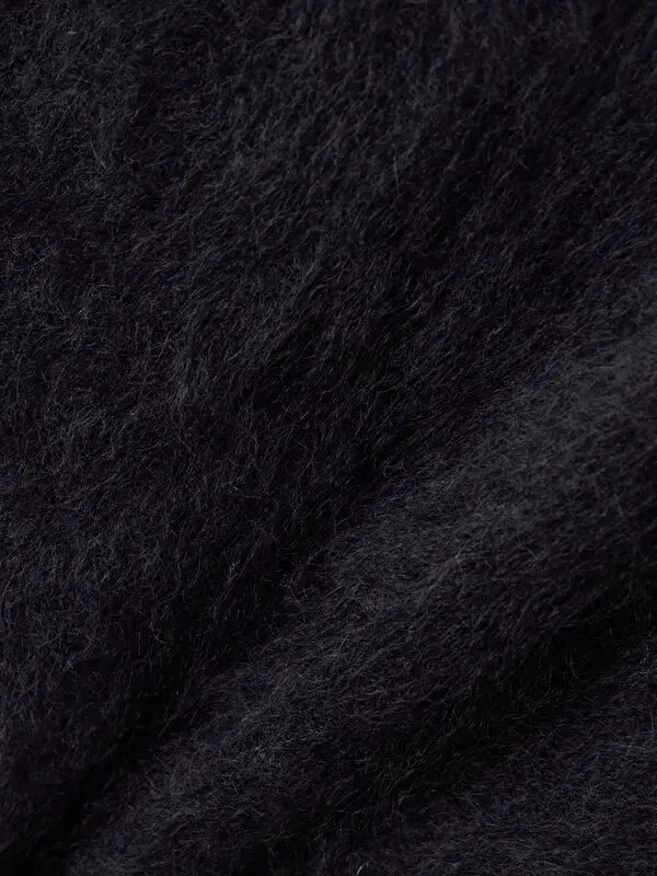 LISA YANG Lovisa Brushed-cashmere Sweater - Black