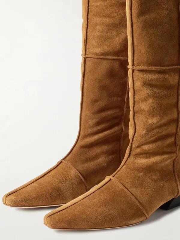 Staud Wally Suede Knee Boots
