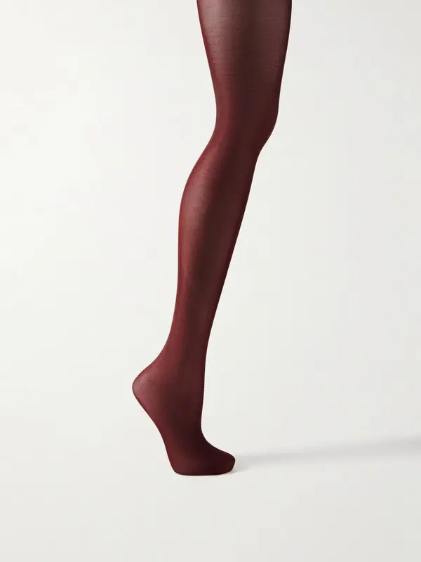 Wolford 40 Denier Tights - Burgundy