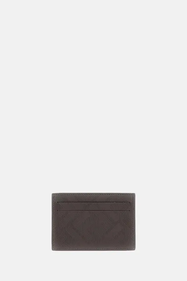 Fendi Portacarte Slim Shadow - Marrone