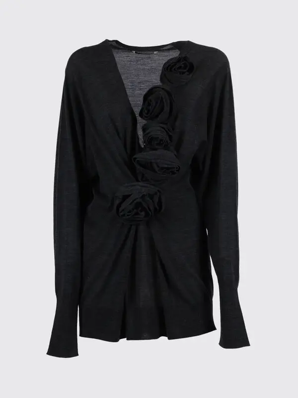 Alberta Ferretti Embellished Knit Top