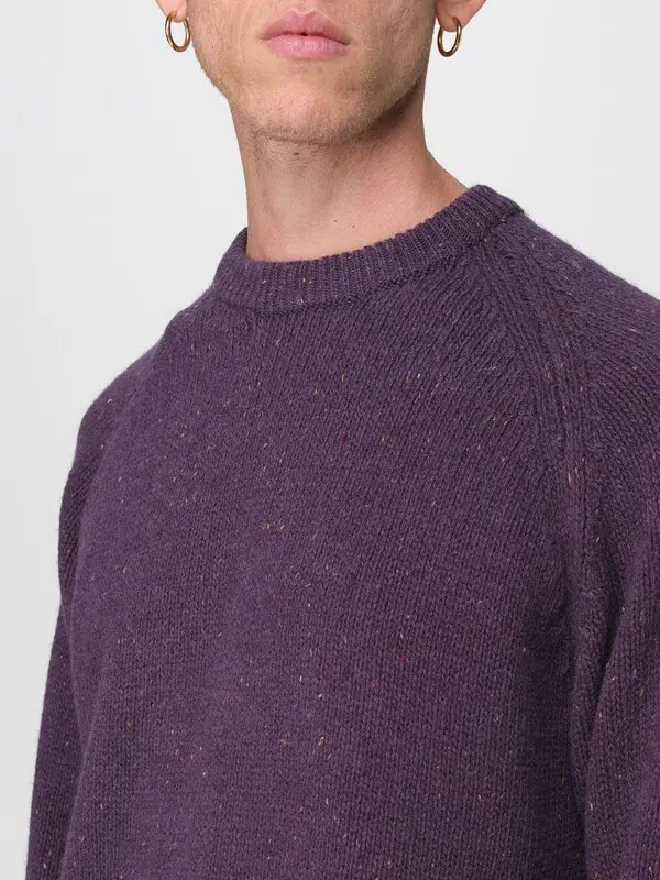 Carhartt Work In Progress Textured Crew Neck Pullover - Wine