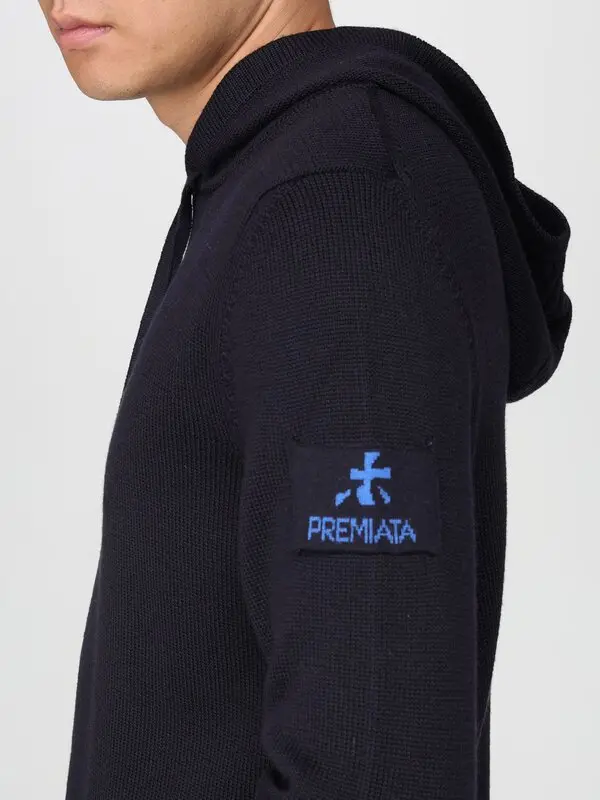 Premiata Hooded Knit Sweatshirt - Blue