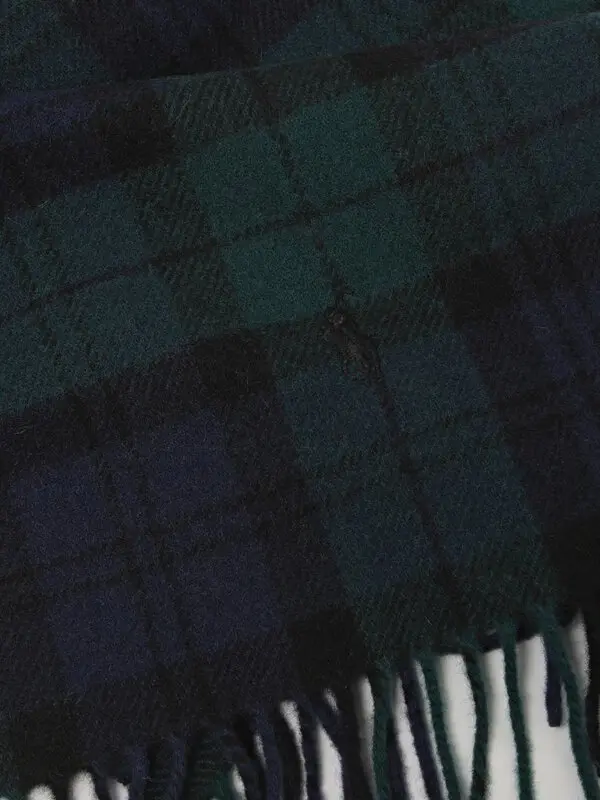 Polo Ralph Lauren Tartan Plaid Wool Scarf
