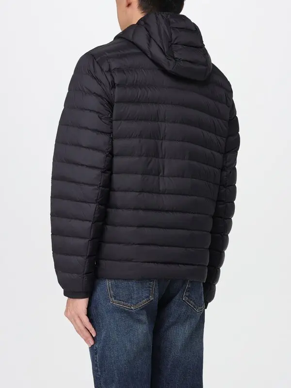 Armani Exchange Puffer Jacket With Hood - Black