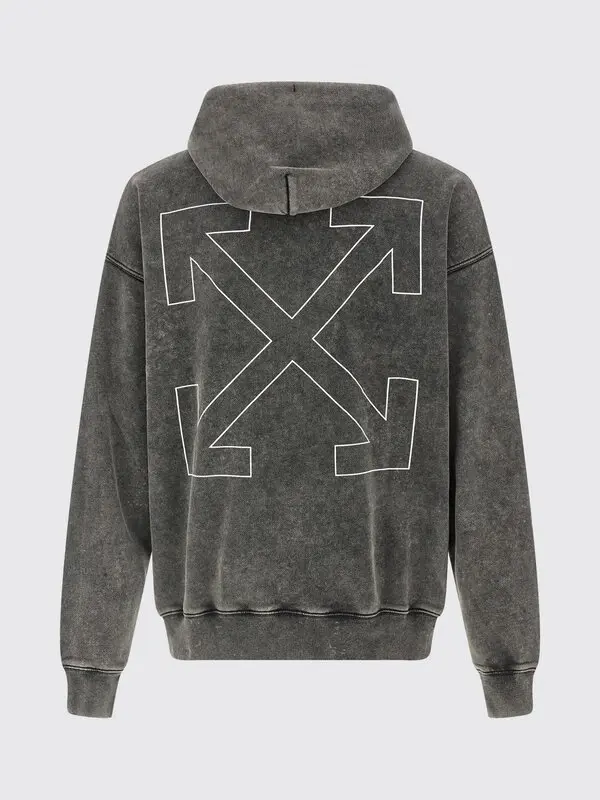 Off-White Printed Sweatshirt - Grey