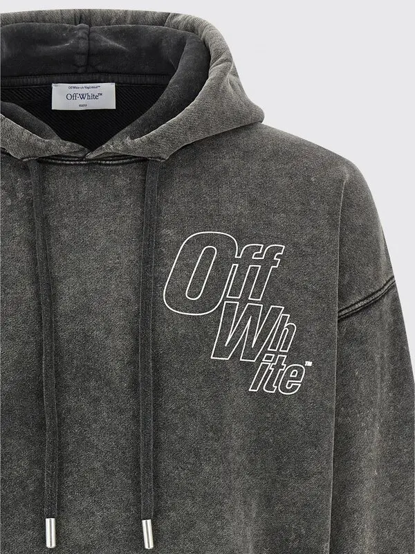 Off-White Printed Sweatshirt - Grey