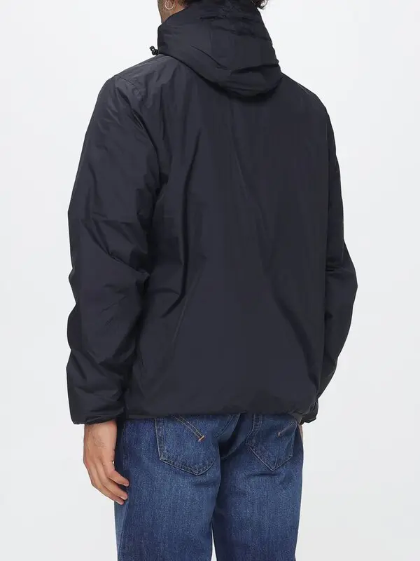 K-WAY Recycled Nylon Hooded Windbreaker - Black