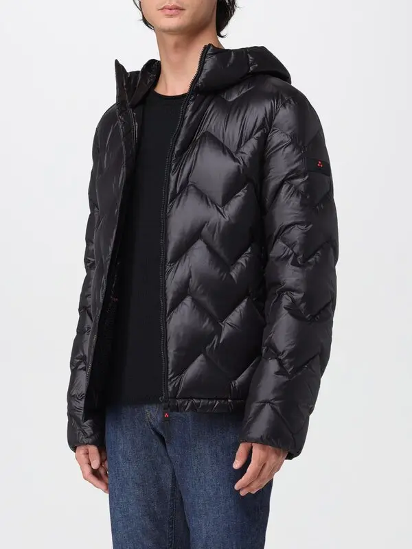 Peuterey Padded Down Jacket With Hood - Black