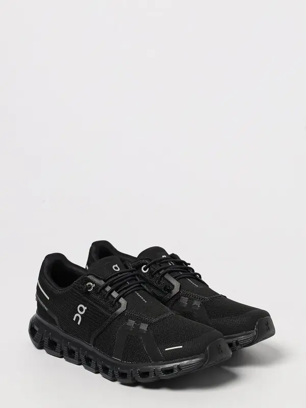 On Lace Up Sneakers - Black