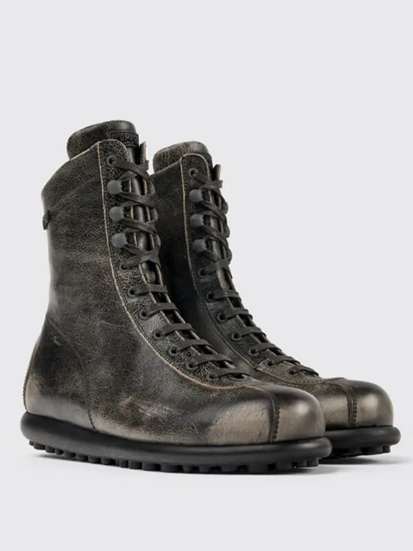 Camper Lace Up Boots - Multicolor