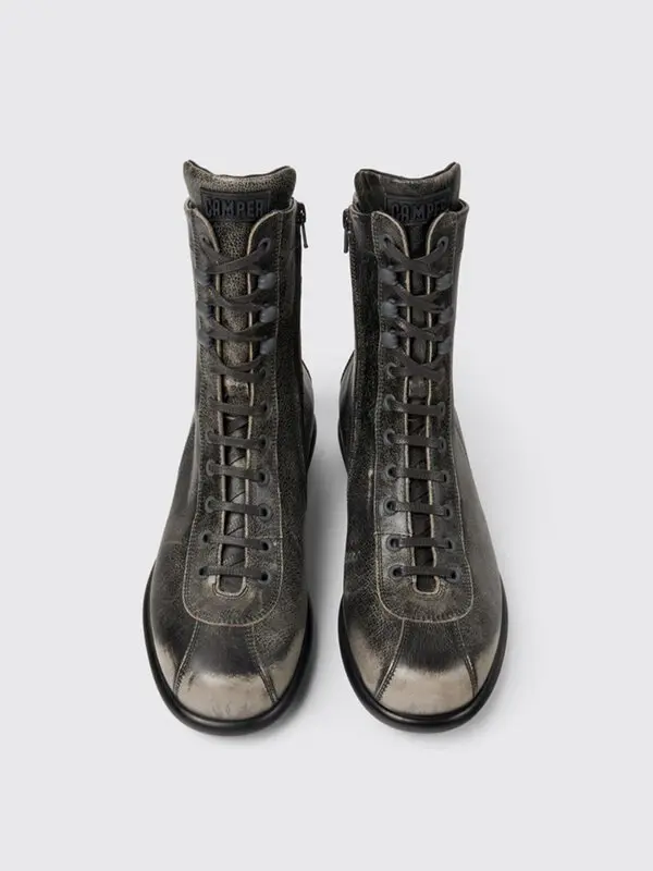 Camper Lace Up Boots - Multicolor