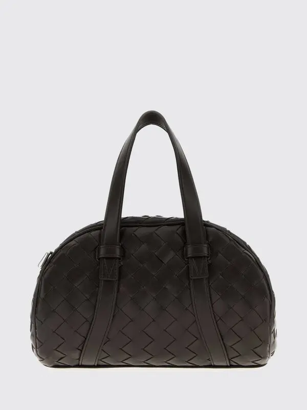 Bottega Veneta Woven Leather Duffel Bag - Silver
