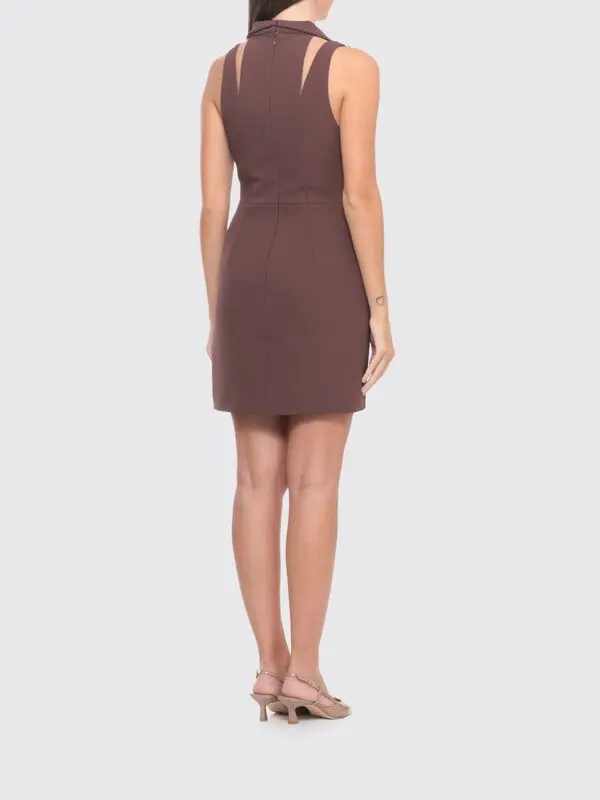 Elisabetta Franchi Sleeveless Mini Dress - Brown