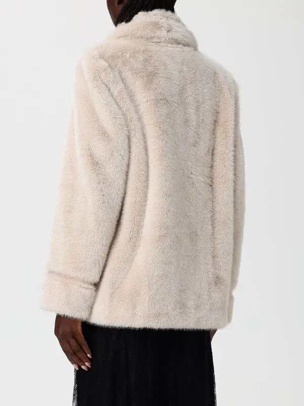TWINSET Fur Coat - Natural