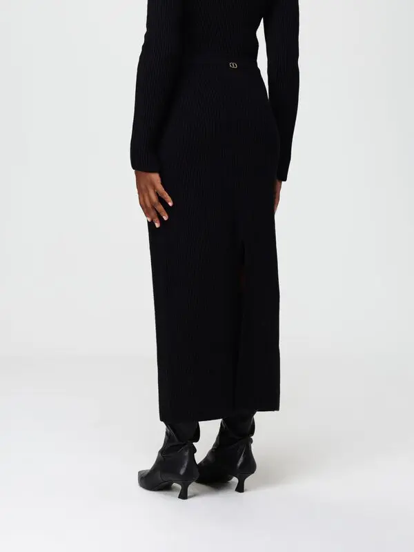 TWINSET Midi Skirt - Black 1