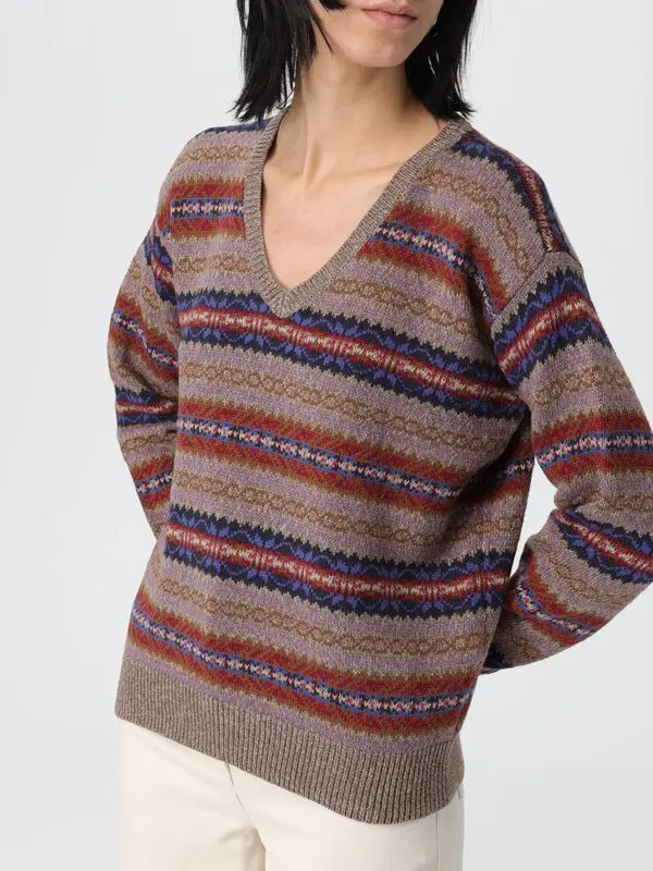 Ralph Lauren Striped V-neck Sweater