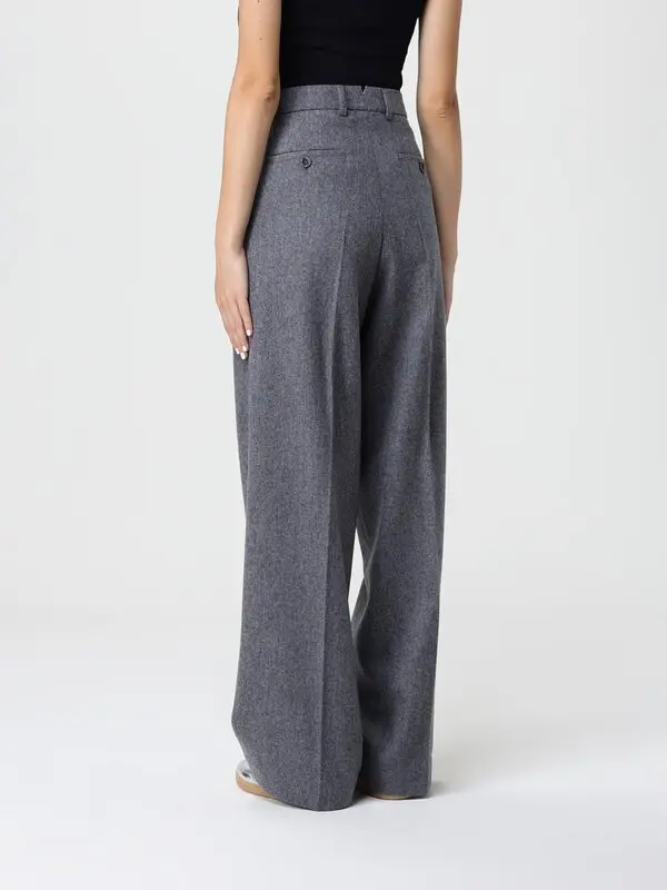 Ami Wide Leg Trousers - Grey