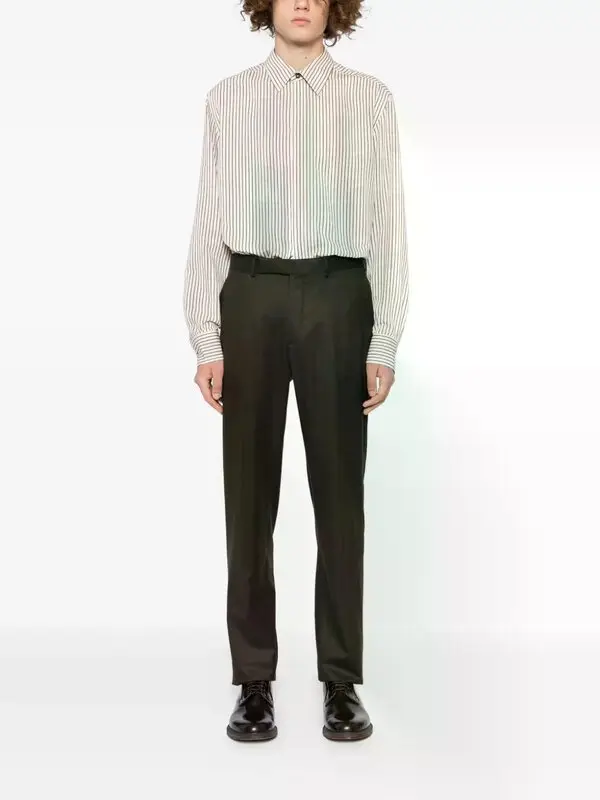 Zegna Wool Trousers - Brown