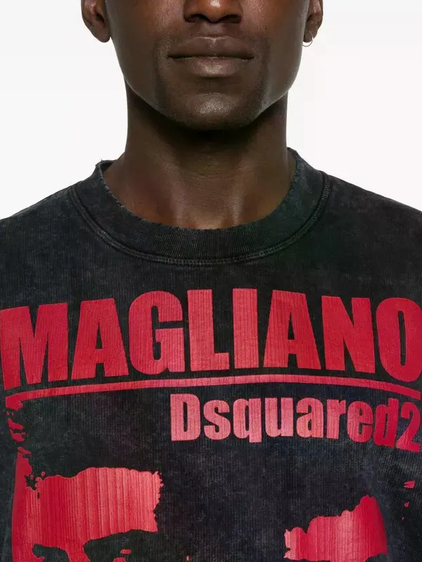 Dsquared2 Graphic-print Cotton Sweatshirt