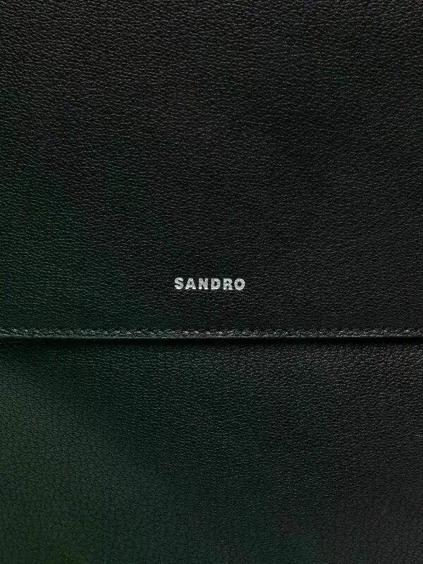 Sandro Recycled Leather Backpack